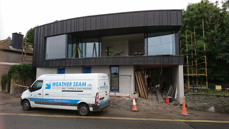 VM ZINC Anthra Cladding - Weather Seam